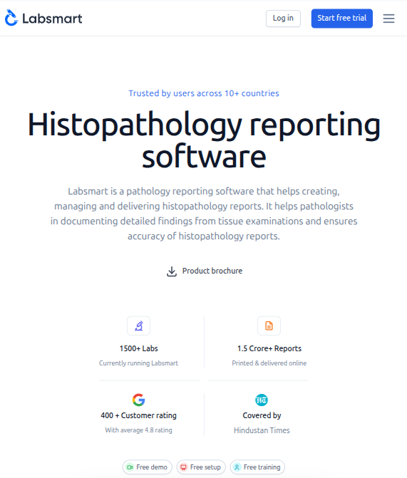 Histopathology Reporting Software